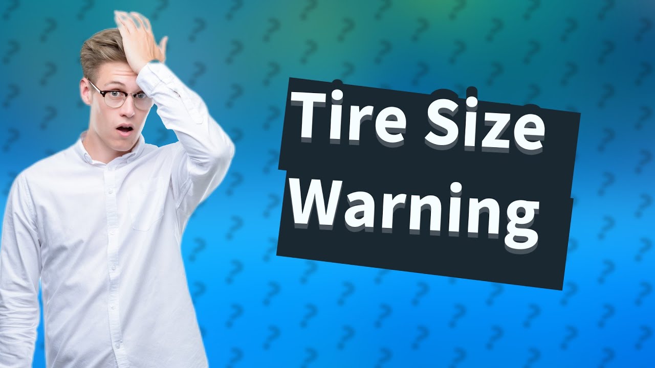 Can I Put Different Size Tires On My Truck YouTube