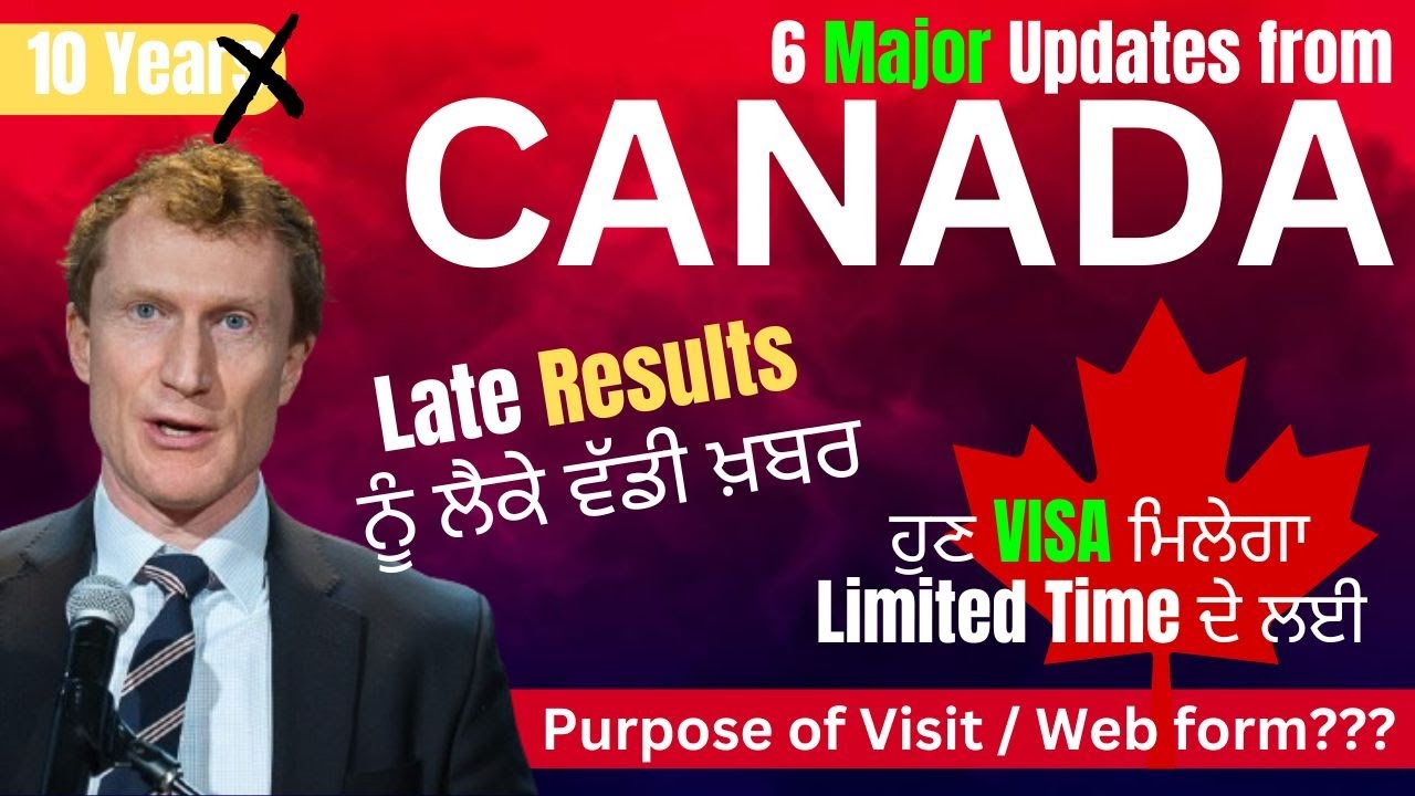 6 Major Canada Updates | Results | Students | Workpermit | Visitor ...