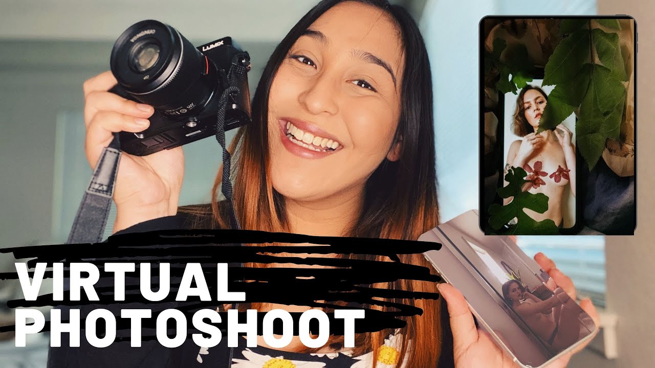 I tried a "virtual" photo shoot| Facetime Photo Session| bts - YouTube