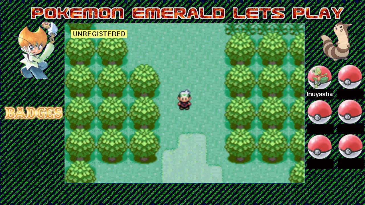 Let's Play Pokemon Emerald Episode 2 Walkthrough Playthrough (our first ...