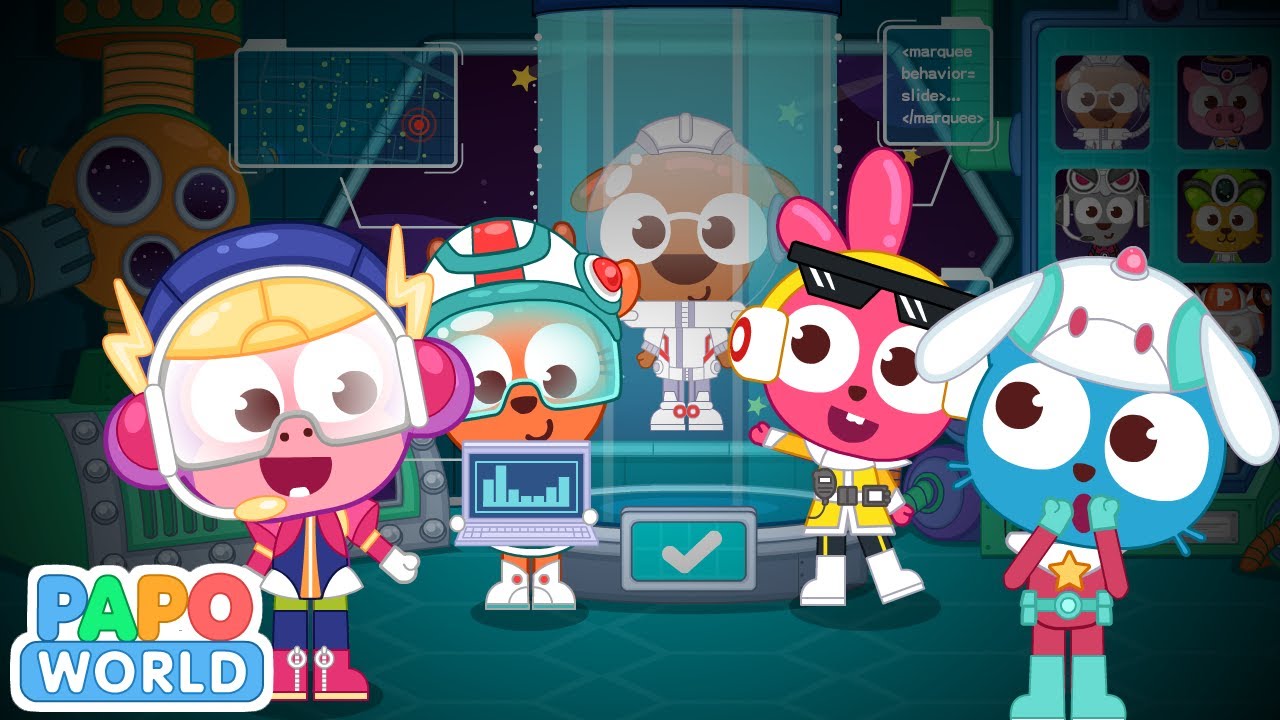 Fight the space villains and upgrade your spaceship in Papo Town ...