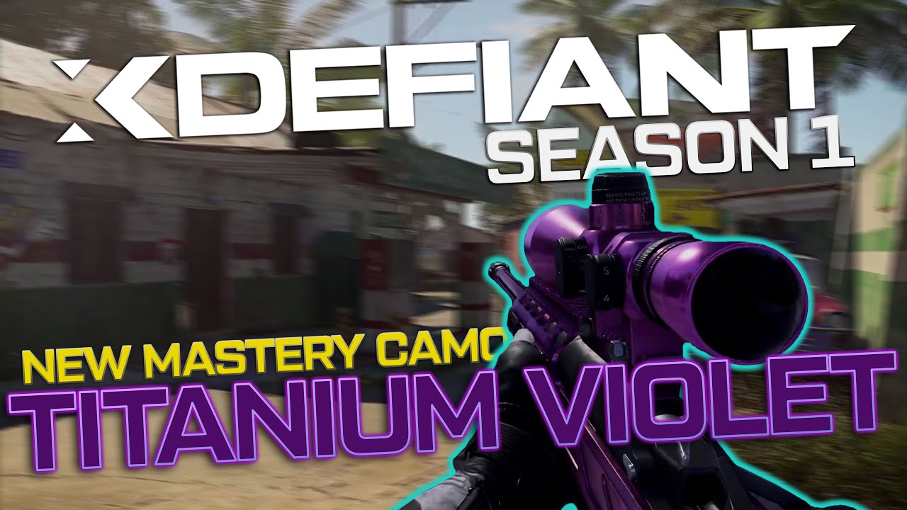 The NEW TITANIUM VIOLET MASTERY CAMO in XDefiant! - YouTube