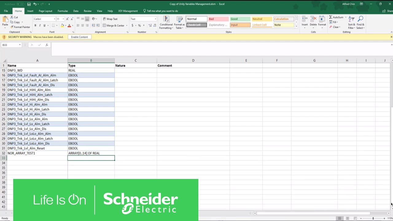 How To Create Alias Array Variables Using The Unity Excel Tool how-to-create-alias-array-variables-using-the-unity-excel-tool