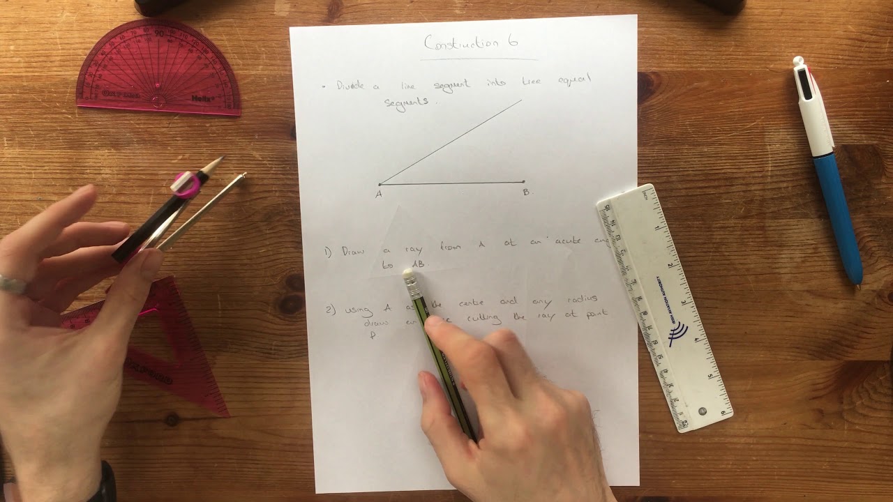 Geometry Lesson 18: Construction 6 - YouTube