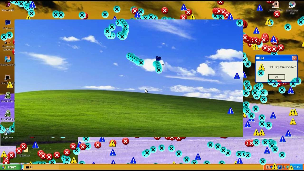 Destroying Windows XP With The MEMZ Trojan - YouTube