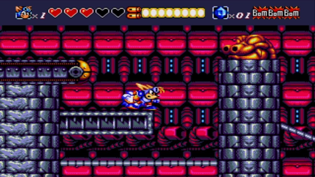 Let's Play Sparkster: Rocket Knight Adventures 2 BLIND Part 7: Flame ...