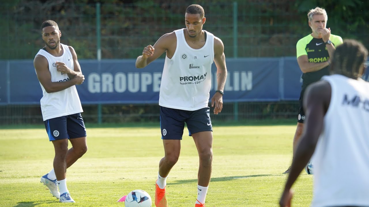 Les premiers pas de Christopher Jullien à l'entraînement - YouTube