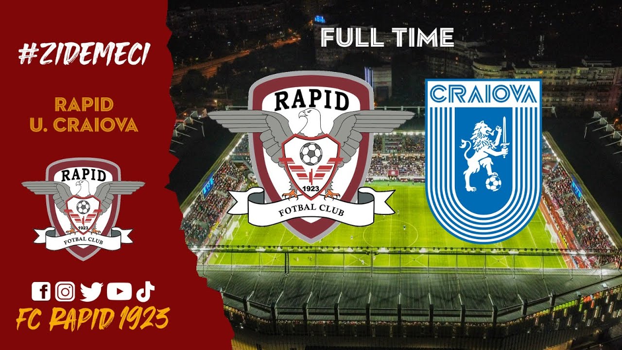 #ZiDeMeci | RAPID - U.CRAIOVA 2-2 - YouTube