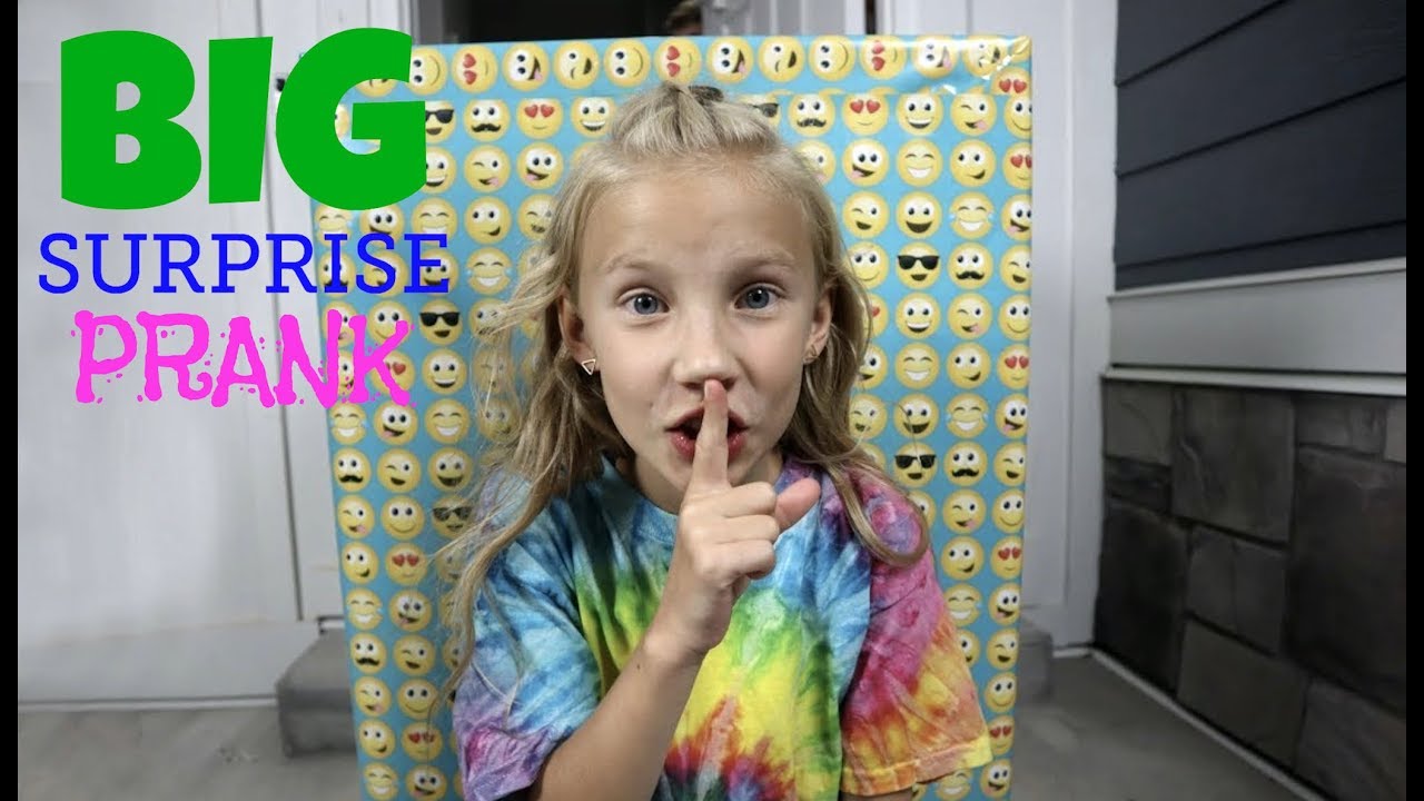 😲WHAT'S INSIDE!?! BIG SURPRISE PRANK!🎉 - YouTube