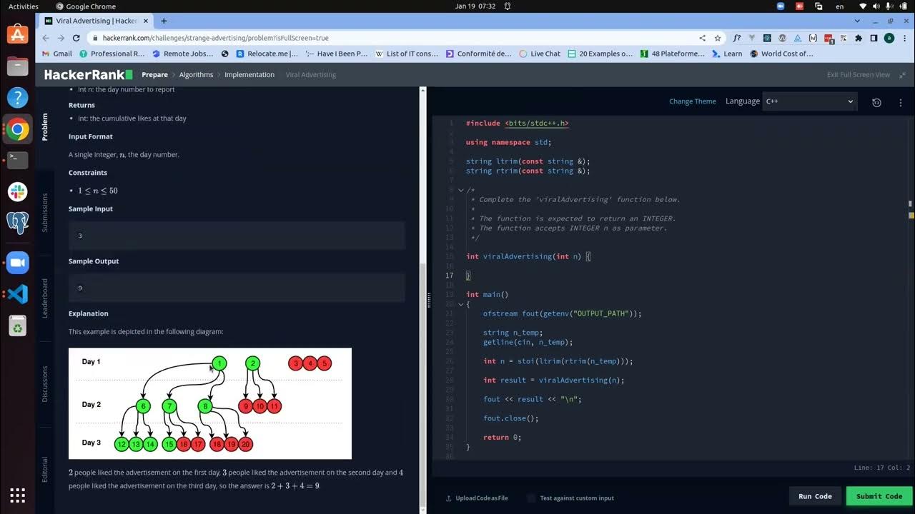 HackerRank : Viral Advertising - YouTube