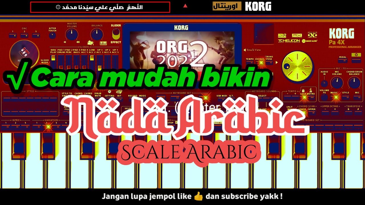 CARA MUDAH MEMBUAT NADA ARABIC - YouTube