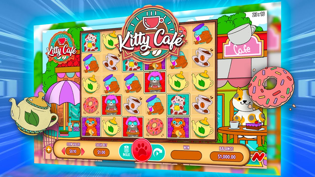 Kitty Café - slot machine trailer - YouTube