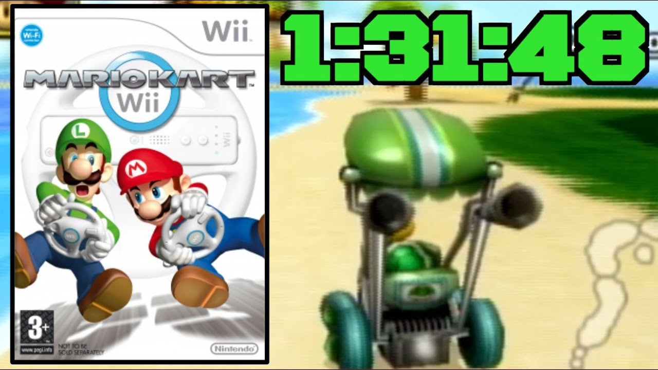 Mario Kart Wii - 32 Tracks, Offroad Vehicles Only 1:31:48 (1:17:49.971 ...