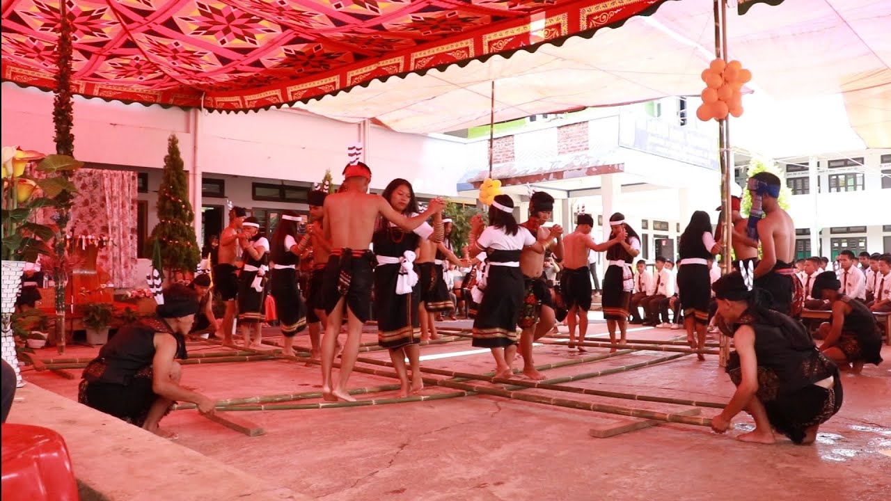 Thadou- Kuki Cultural Bamboo dance || By- Emrs/GS Cultural troup - YouTube