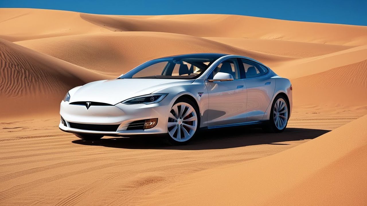 "Tesla Goes Wild: Insane Desert Drift!"👑 - YouTube