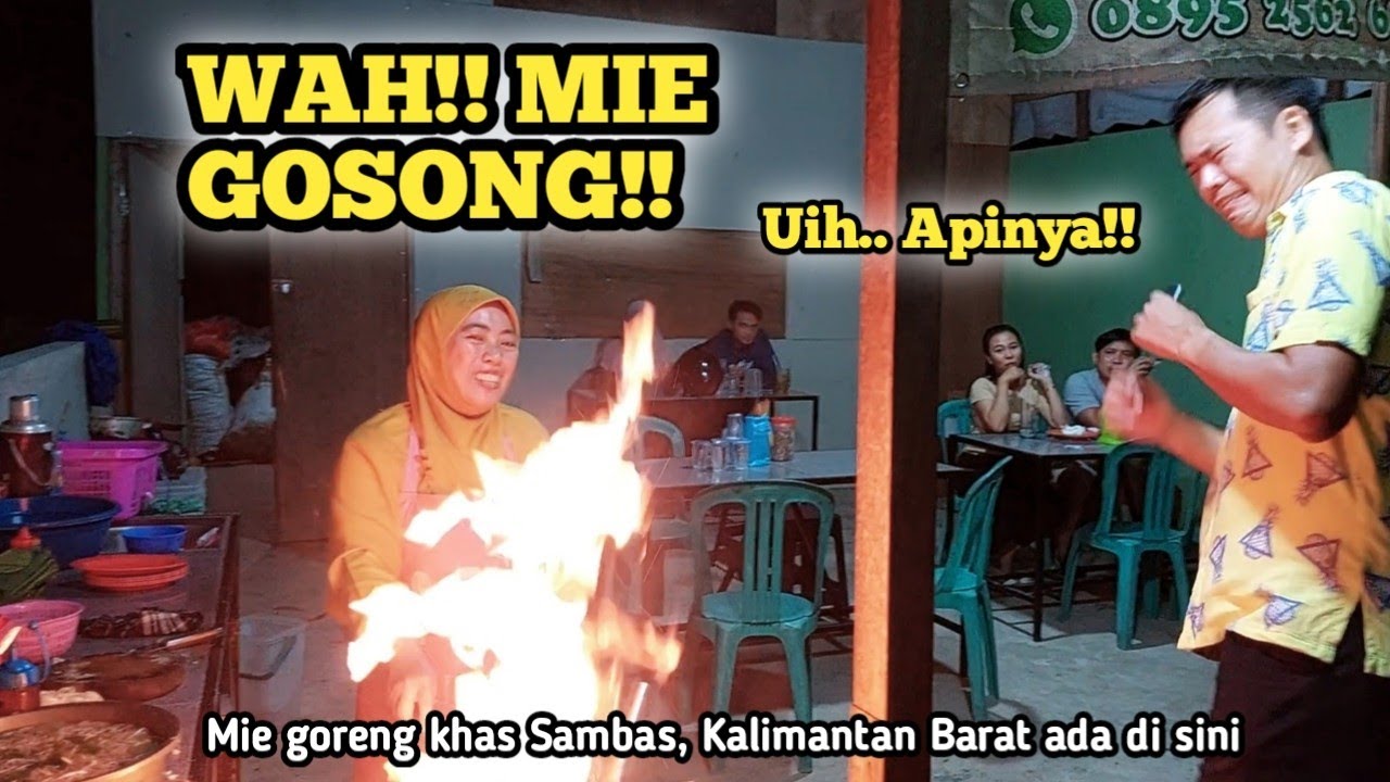 Mie Gosong tapi Ramai di Sekip Singkawang, ini ternyata yg bikin enak ...