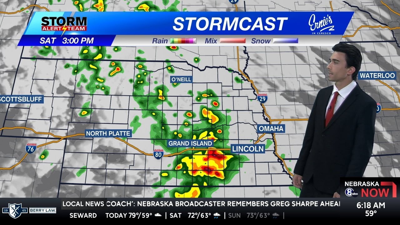 Rainy Labor Day Weekend Ahead- Friday Morning KLKN Forecast- August 29 ...