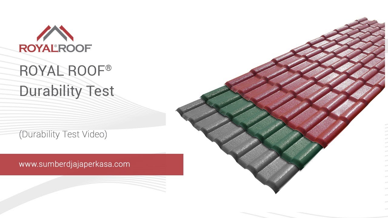 ROYAL ROOF® Durability Test (Tes Kekuatan) - YouTube