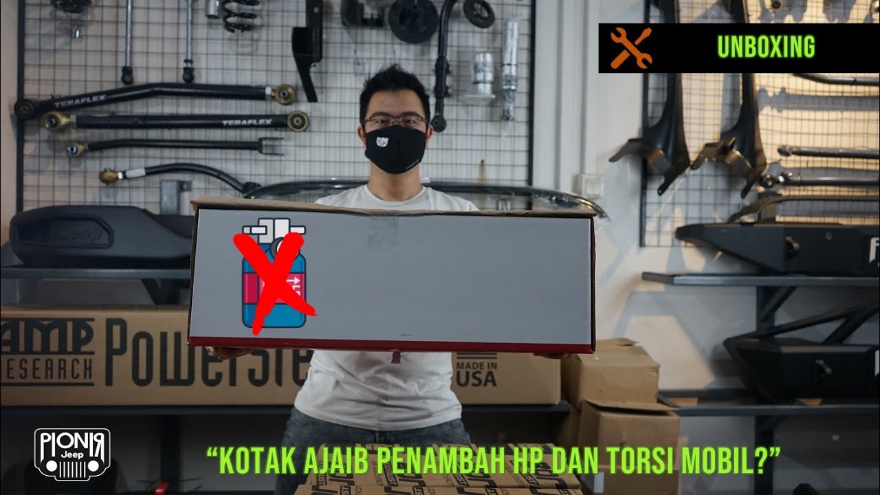 UNBOXING KOTAK AJAIB PENAMBAH HORSE POWER DAN TORSI JEEP JL KESAYANGAN ...