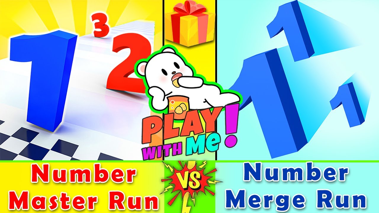 Number Master Run VS Number Merge Run Satisfying Gameplay with Funny ...