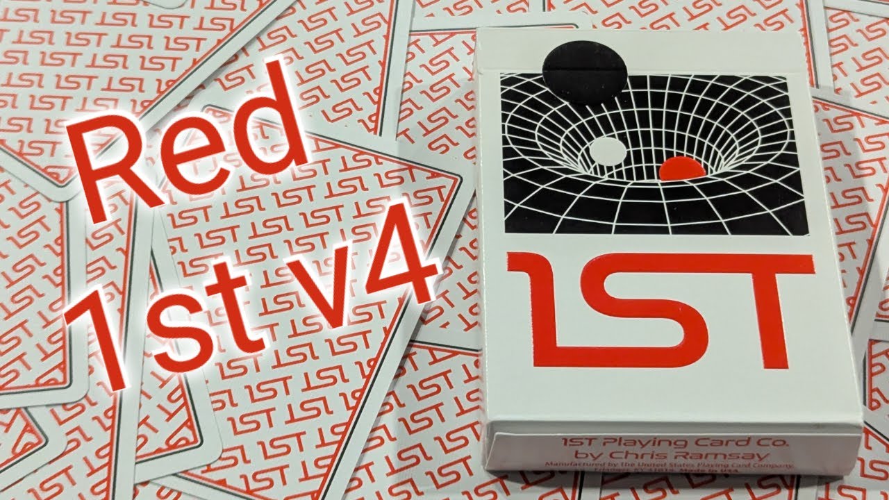 Daily deck review day 438 - Red 1st v4 playing cards by Chris Ramsay ...