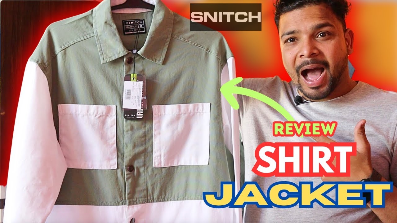 Snitch Shirt jacket | Review | Best Quality Olive Denim Jacket type ...