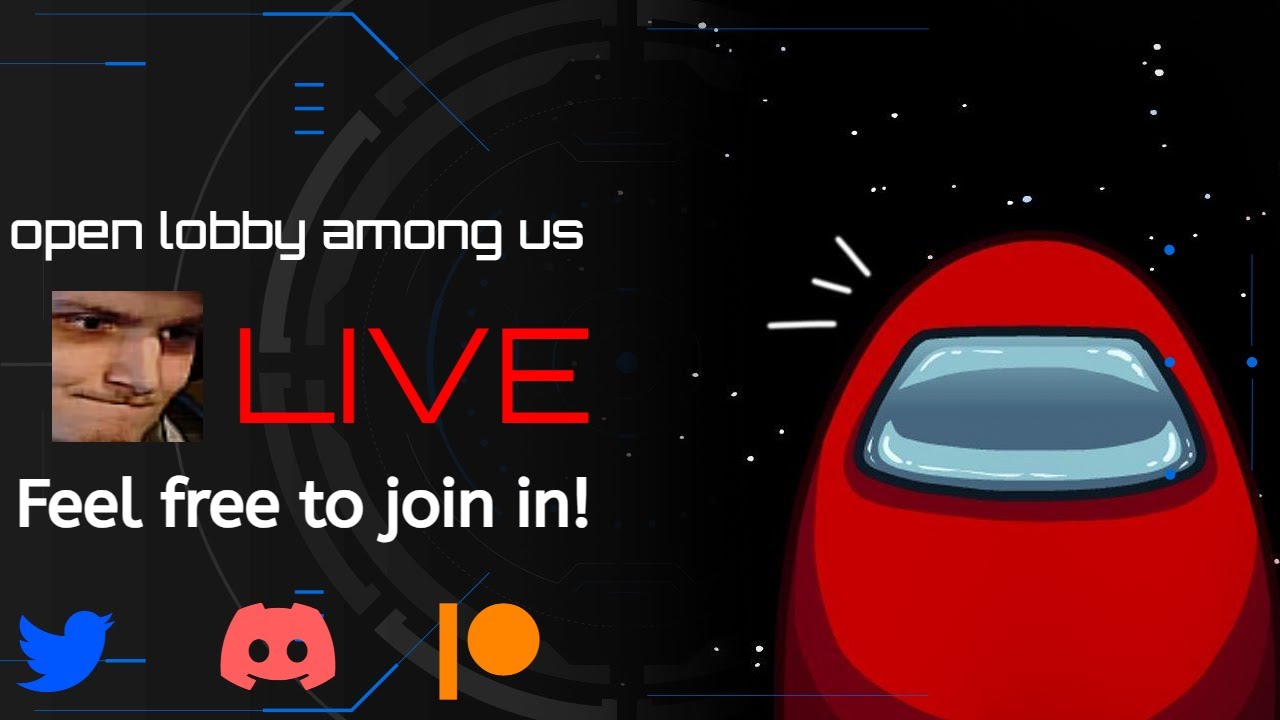 Among us stream playing with viewers!!, open lobby - LIVE - YouTube