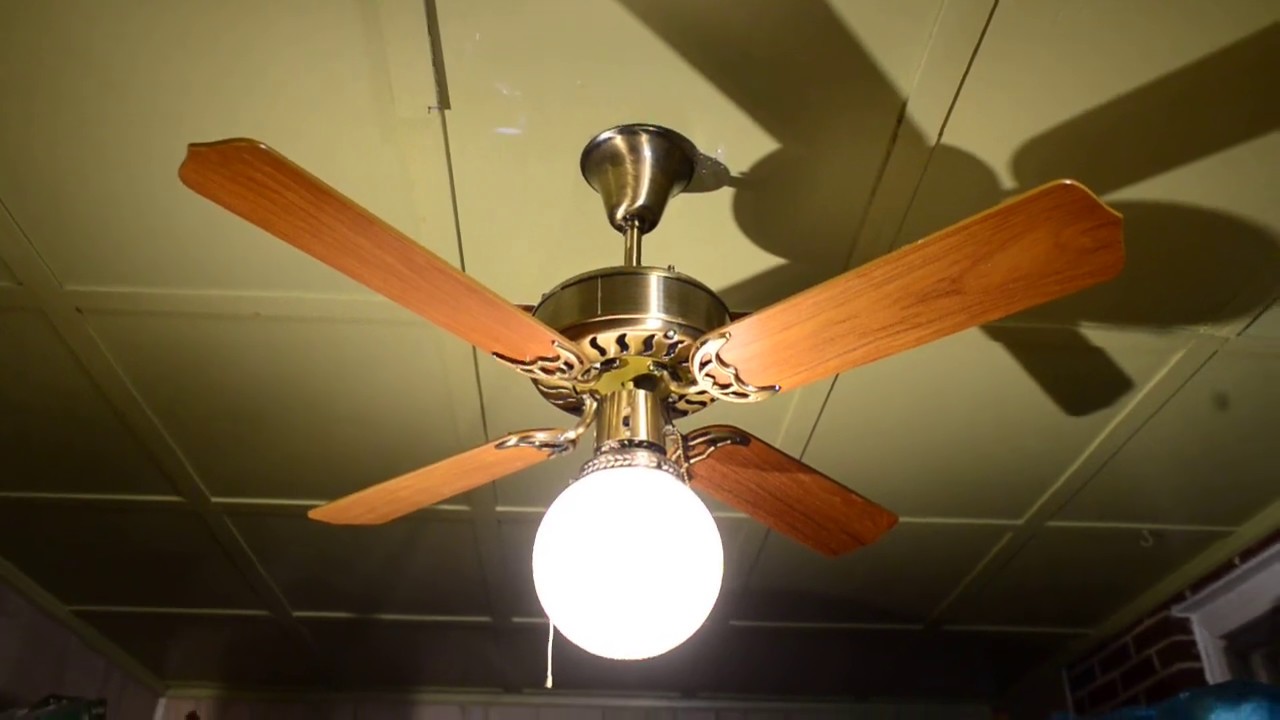 Evergo "S-vent" 42" Ceiling Fan, model 4P-5LW. - YouTube