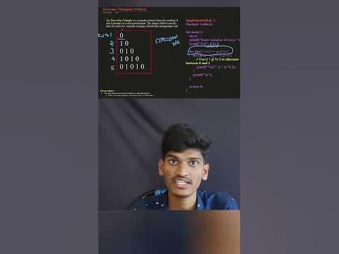Day 6/20 of pattern series#logical thinking#java#c#python#logicalthinking#leaentocode - YouTube