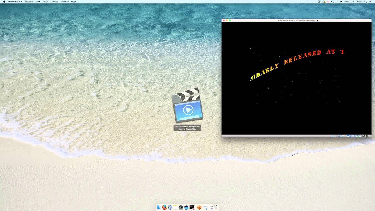 A GNU/LINUX ARCADE DISTRIBUTION + Atari ST Demos Virtual Maschine - YouTube