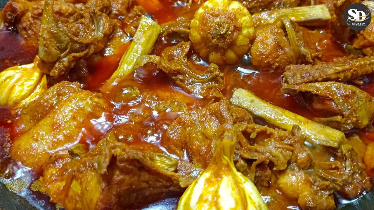 চুই ঝাল দিয়ে মুরগির মাংস রান্না | Chui Jhal Chicken Recipe - YouTube