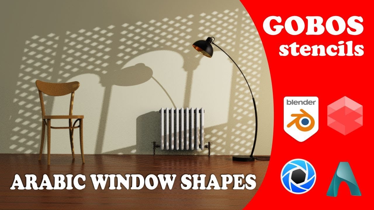 LIGHTING GOBOS TEXTURES FOR BETTER RENDER - YouTube