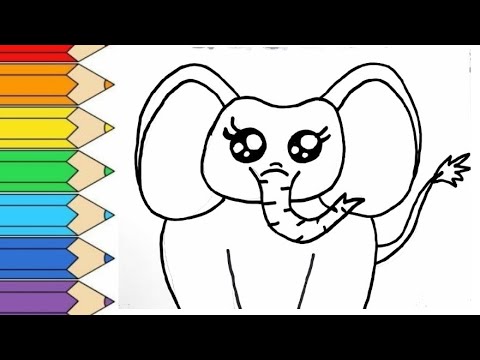 How to draw and color cartoons. Drawing and colori... - YouTube