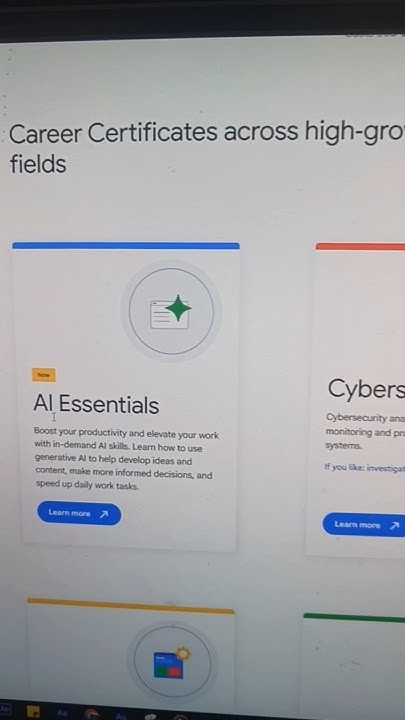 Here's how to take the latest free ai course today from Google #google ...