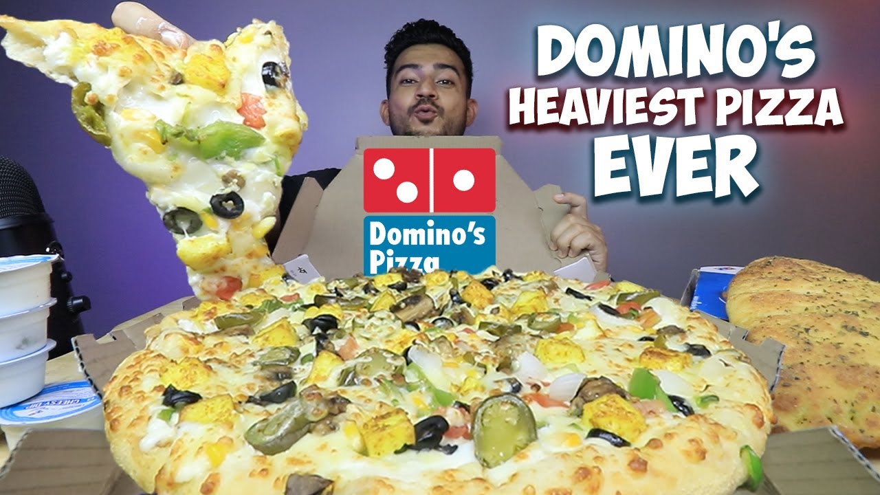 DOMINO'S HEAVIEST CHEESE PIZZA EVER 🍕THE CHEESE DOMINATOR PIZZA WITH ...