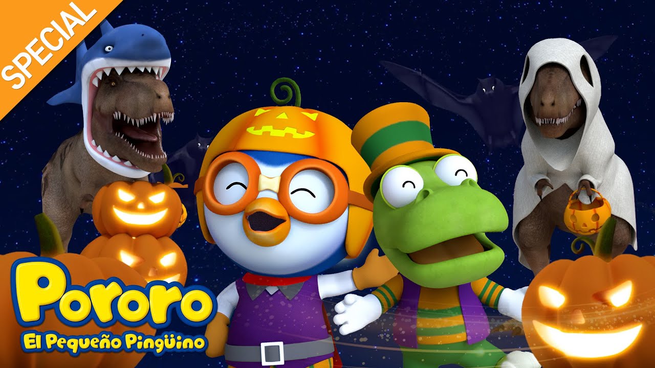 Lagu Pororo | 👻 Kumpulan Lagu Halloween Pororo 🎃| Nyanyikan Dengan ...