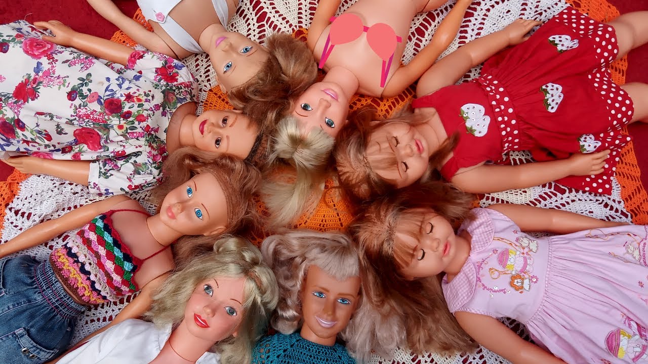 MINHA COLEÇÃO DE BONECAS GRANDES - YouTube
