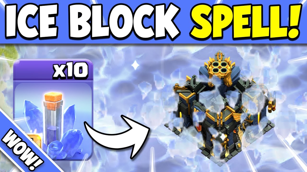 New ICE BLOCK Spell Explained - June Update Sneak Peek 1 (Clash of ...