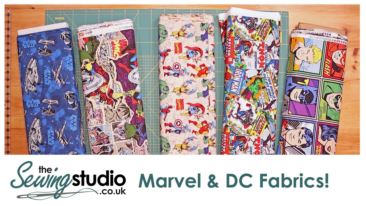 Super Marvel & DC Fabrics! | The Sewing Studio - YouTube