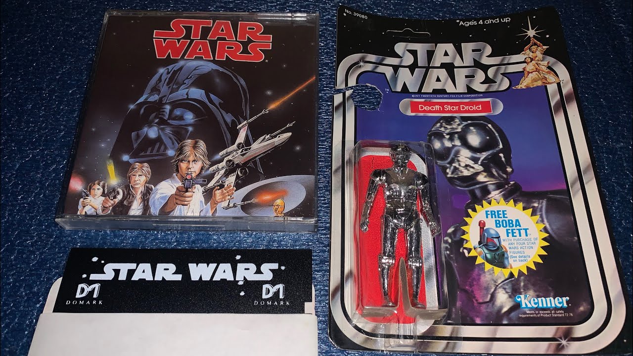 Commodore 64 Star Wars Arcade Game By Domark - Pal Disk Movie Game ...