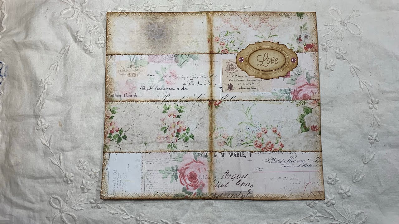 Let’s Make : Quick and Easy Journal Cover Idea - YouTube