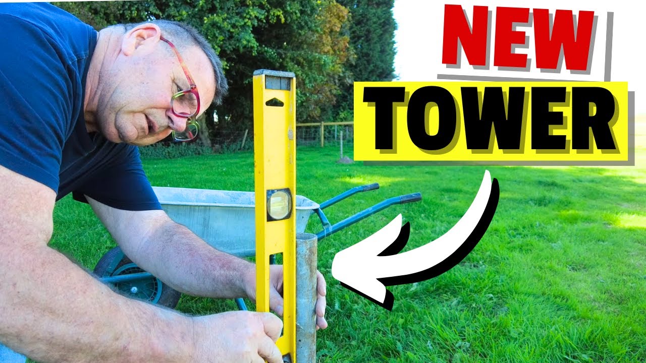 Building the Antenna Mast Foundations - YouTube