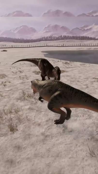 ACROCANTHOSAURUS VS INDOMINUS REX FIGHTING TILL THE DEATH #dinosaur # ...