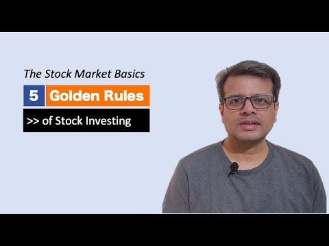 5 Golden Rules of Stock Investing [Stock Market Basics] - YouTube