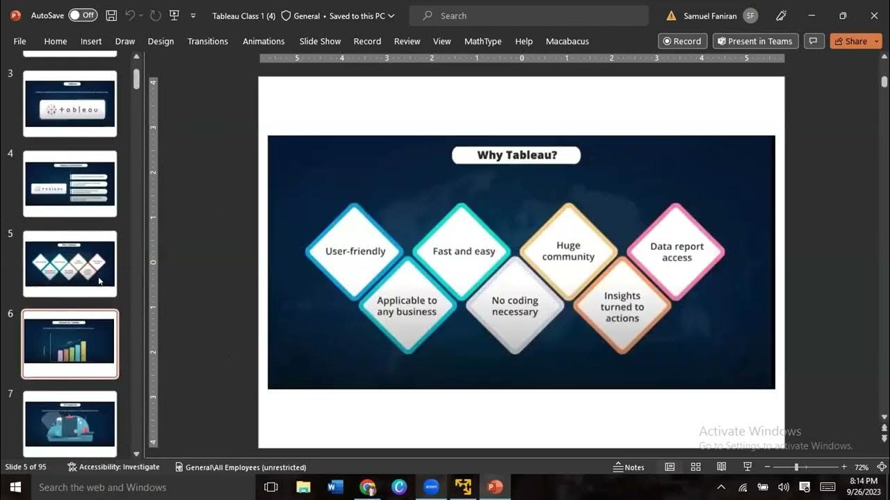 Introduction to Data Analysis Using Tableau | Part 1 - YouTube