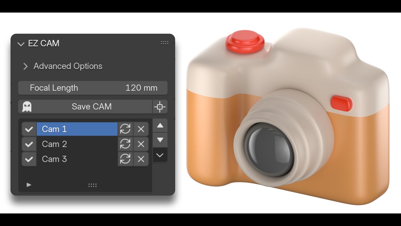 Best Blender Camera Addon! EZ Cam V2 - YouTube