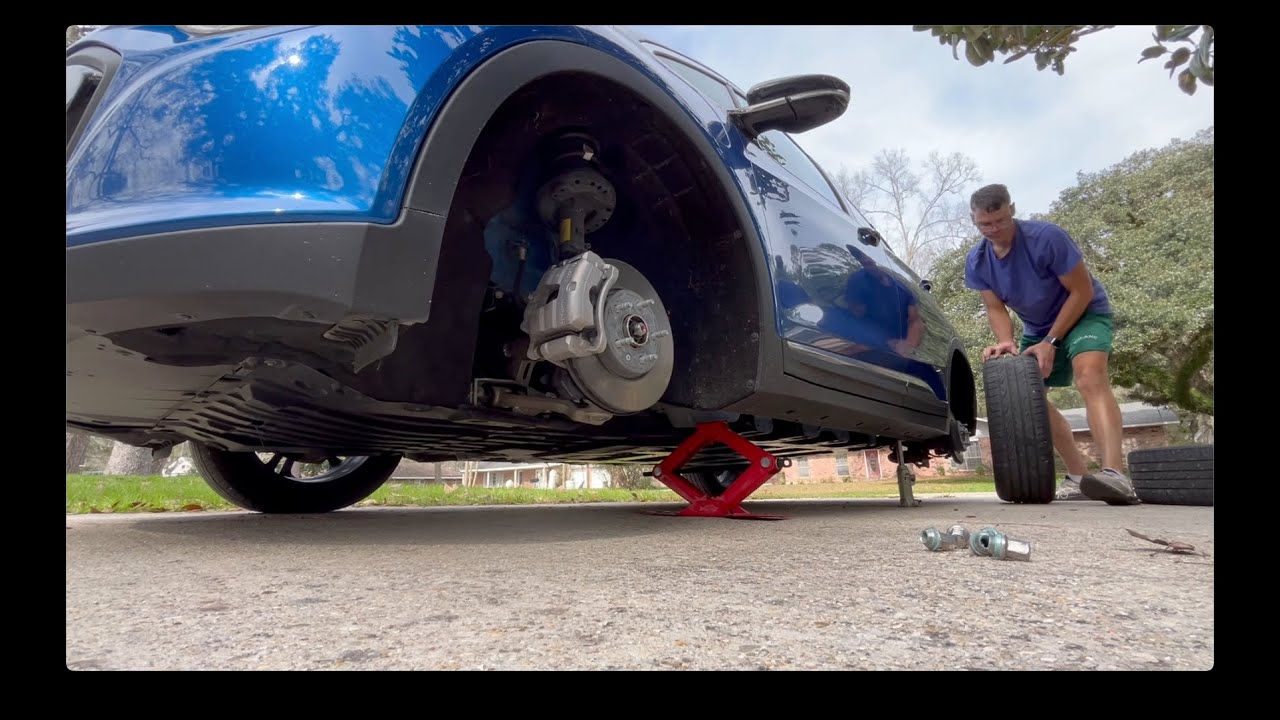 DIY: Tire Rotation on a Chevy Bolt EV - YouTube