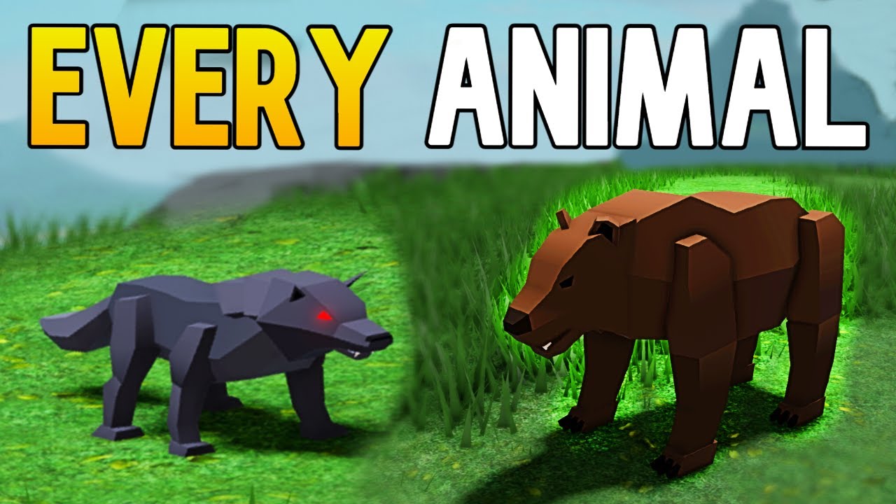 How to find EVERY ANIMAL in The Survival Game 🐻🐺 [Roblox 2023] - YouTube