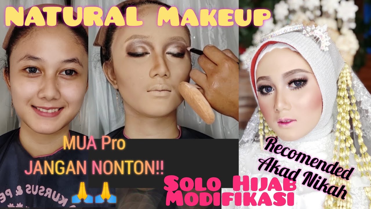 TATA RIAS PENGANTIN SOLO PUTRI || HIJAB MODIFIKASI || MAKEUP UNTUK ...