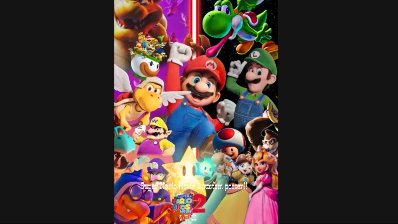 Super Mario Movie Poster! (Picsart) - YouTube